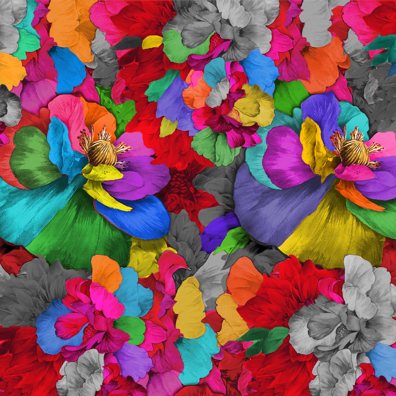 Rainbow Tickles Upholstery Fabric - Suitable for Drapes + Furniture