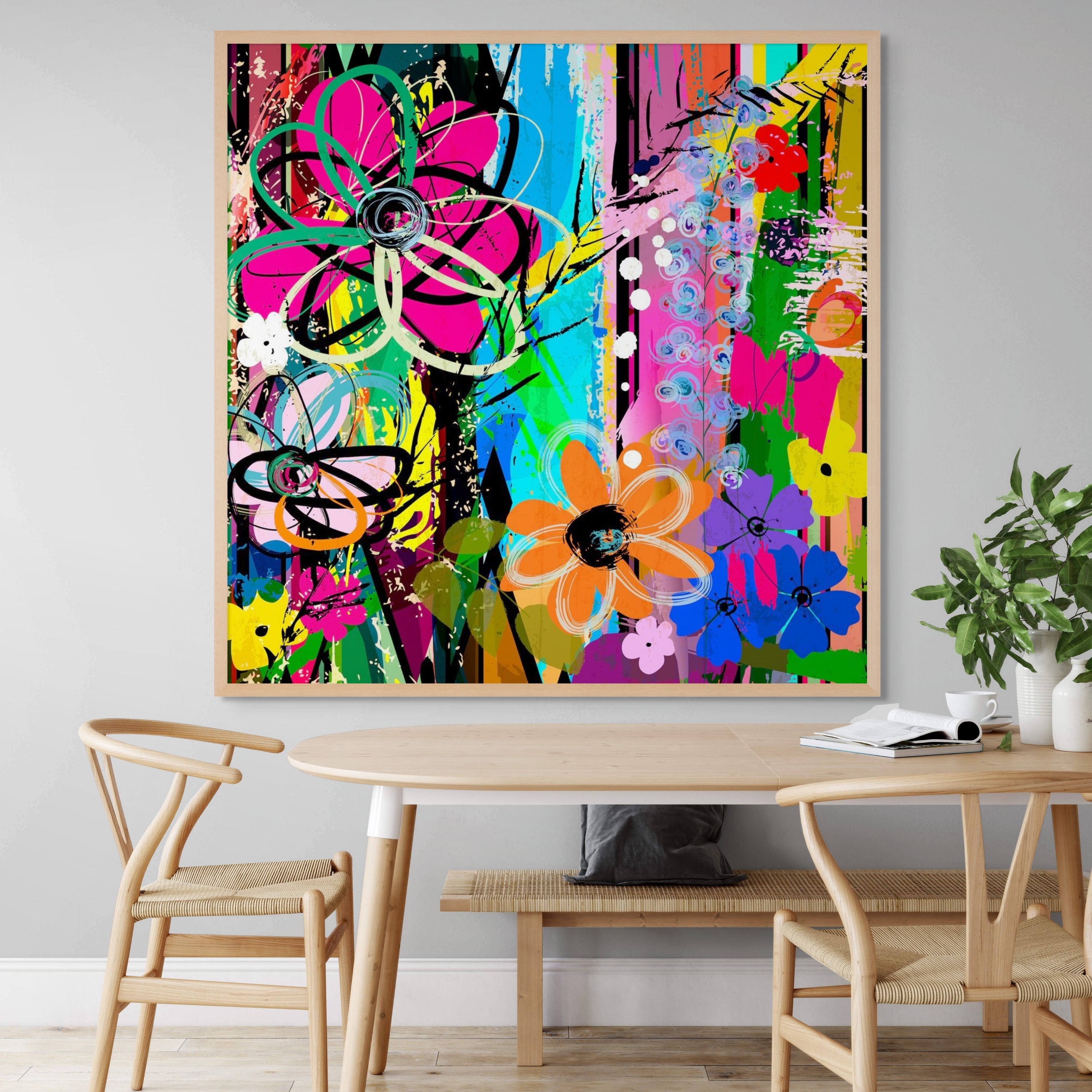 Psycho Daisie's Artwork - Contemporary, framed, canvas artwork